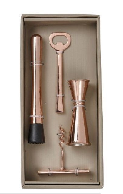 Copper Bar Set | Coastal Home Store