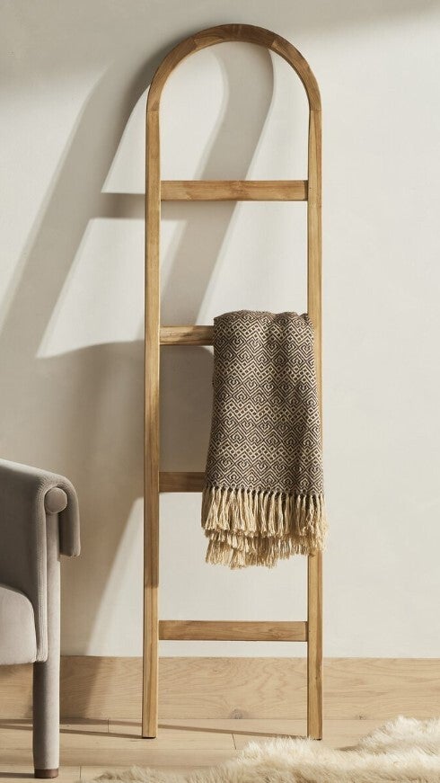 Arched Teak Ladder | Coastal Home Store